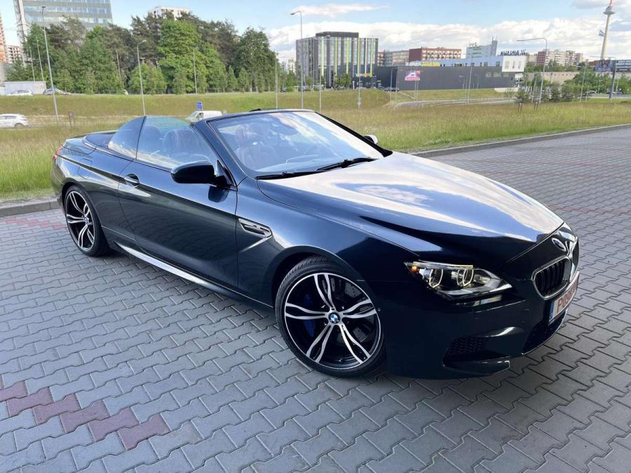 Grey BMW M6 2014 in Vilnius, with an engine capacity of 4.40 L and mileage of 110 thousand km for 28990 €, photo 9 on AUTOMOTO.COM.LV
