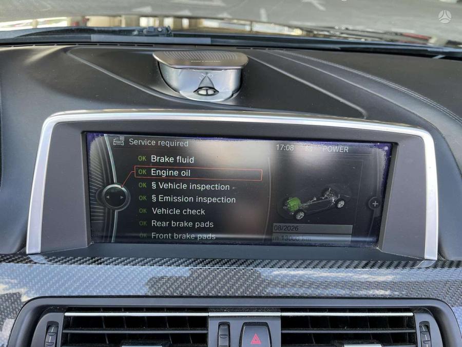 Grey BMW M6 2014 in Vilnius, with an engine capacity of 4.40 L and mileage of 110 thousand km for 28990 €, photo 24 on AUTOMOTO.COM.LV