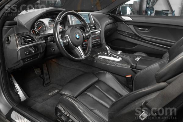Pelēks BMW M6 2012 Rīga, ar dzinēja tilpumu 4.40 L un nobraukumu 88 tūkst. km par 38000 €, foto 9 vietnē AUTOMOTO.COM.LV