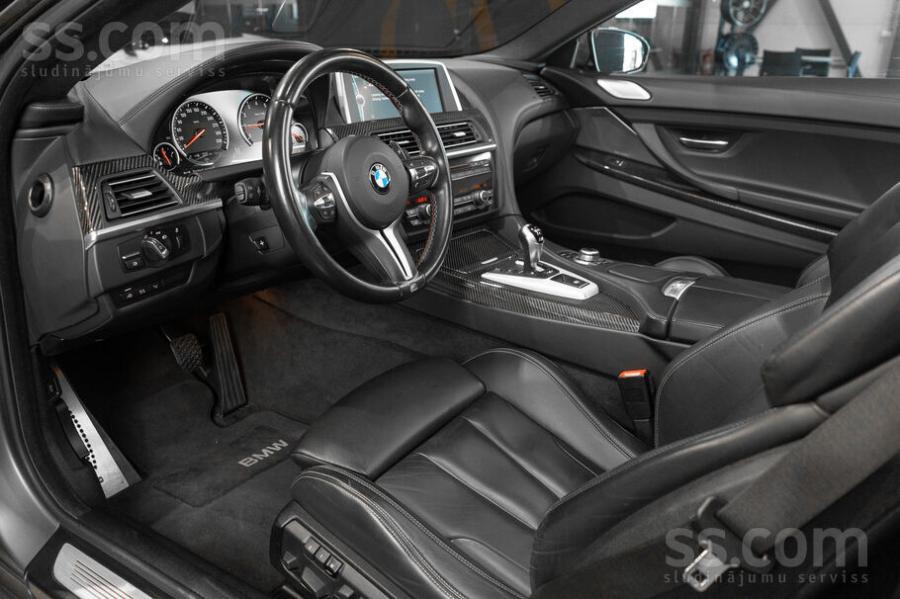 Pelēks BMW M6 2012 Rīga, ar dzinēja tilpumu 4.40 L un nobraukumu 88 tūkst. km par 38000 €, foto 10 vietnē AUTOMOTO.COM.LV