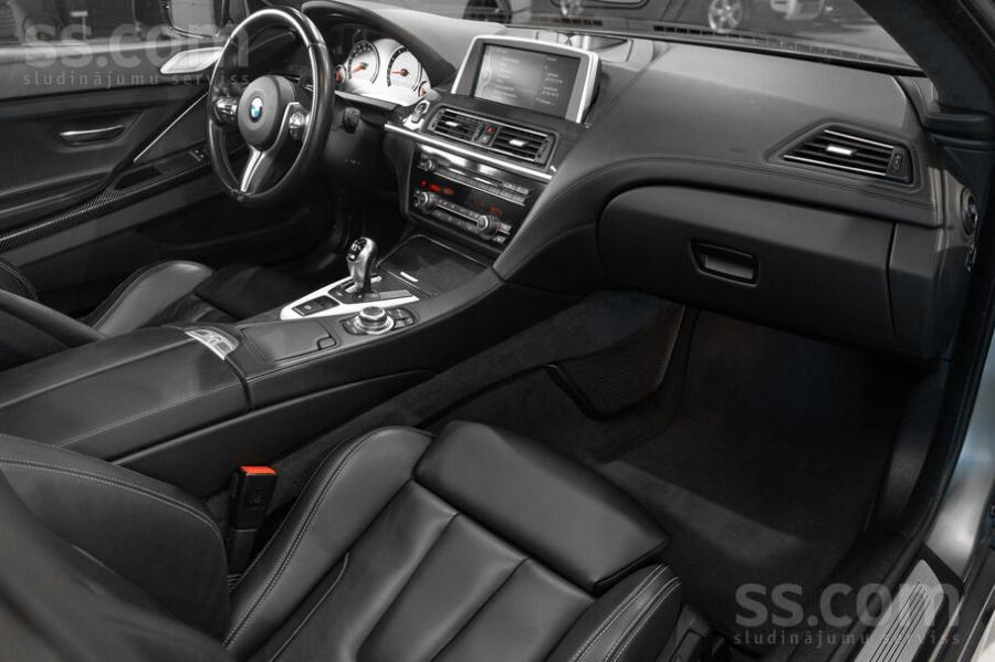 Pelēks BMW M6 2012 Rīga, ar dzinēja tilpumu 4.40 L un nobraukumu 88 tūkst. km par 38000 €, foto 11 vietnē AUTOMOTO.COM.LV