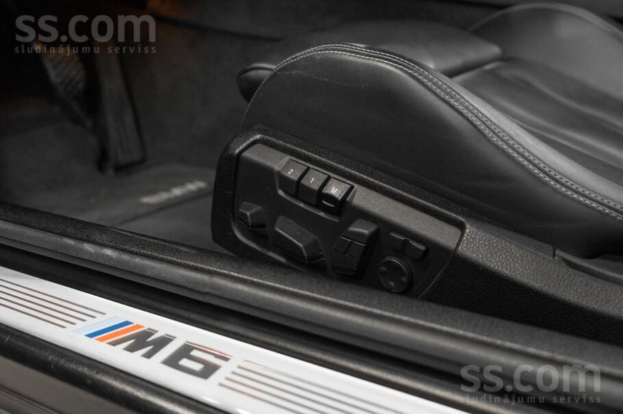 Pelēks BMW M6 2012 Rīga, ar dzinēja tilpumu 4.40 L un nobraukumu 88 tūkst. km par 38000 €, foto 15 vietnē AUTOMOTO.COM.LV