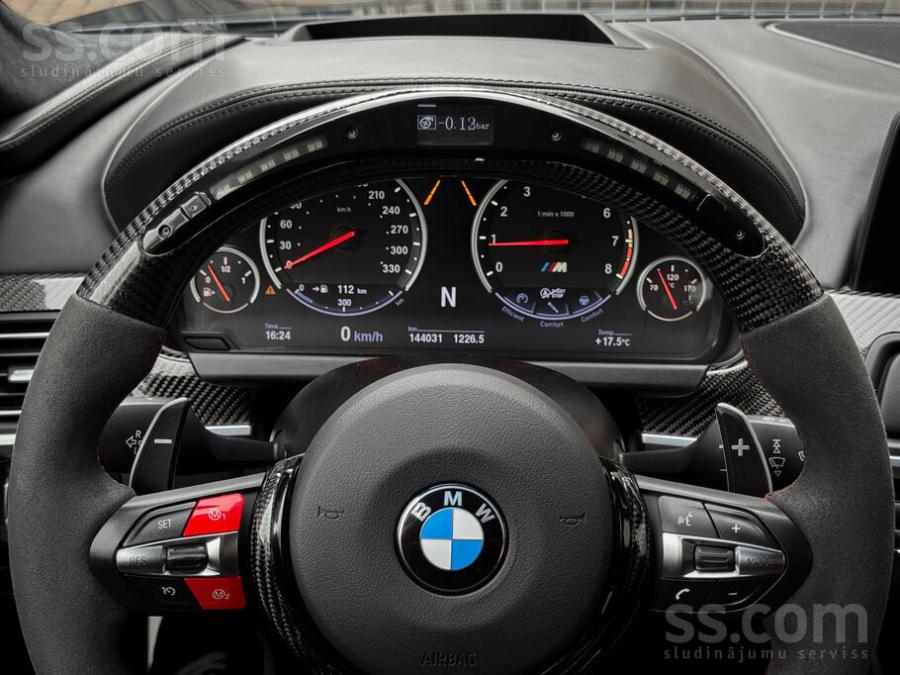 Grey BMW M6 2012 in Riga, with an engine capacity of 4.40 L and mileage of 144 thousand km for 24800 €, photo 11 on AUTOMOTO.COM.LV