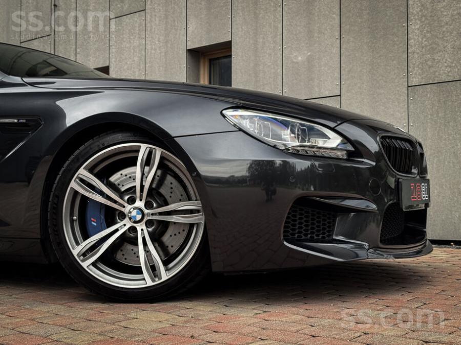 Grey BMW M6 2012 in Riga, with an engine capacity of 4.40 L and mileage of 144 thousand km for 24800 €, photo 15 on AUTOMOTO.COM.LV