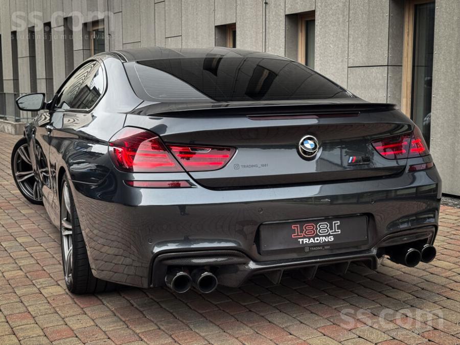Grey BMW M6 2012 in Riga, with an engine capacity of 4.40 L and mileage of 144 thousand km for 24800 €, photo 28 on AUTOMOTO.COM.LV