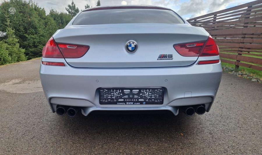Grey BMW M6 2014 in Telschi, with an engine capacity of 0.00 L and mileage of 72 thousand km for 29700 €, photo 5 on AUTOMOTO.COM.LV