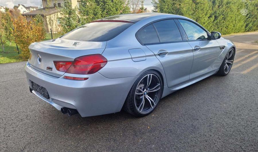 Grey BMW M6 2014 in Telschi, with an engine capacity of 0.00 L and mileage of 72 thousand km for 29700 €, photo 6 on AUTOMOTO.COM.LV