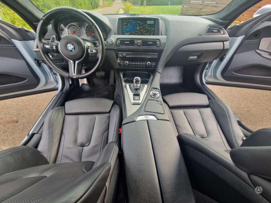 Grey BMW M6 2014 in Telschi, with an engine capacity of 0.00 L and mileage of 72 thousand km for 29700 €, photo 19 on AUTOMOTO.COM.LV