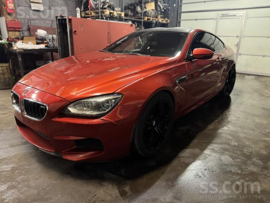 Orange BMW M6 2013 in Riga, with an engine capacity of 4.40 L and mileage of 206 thousand km for 22000 €, photo 1 on AUTOMOTO.COM.LV