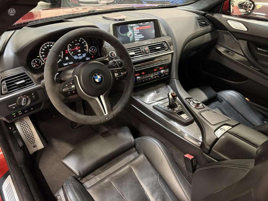 Sarkans BMW M6 2014 Viļņa, ar dzinēja tilpumu 4.40 L un nobraukumu 108 tūkst. km par 29999 €, foto 12 vietnē AUTOMOTO.COM.LV