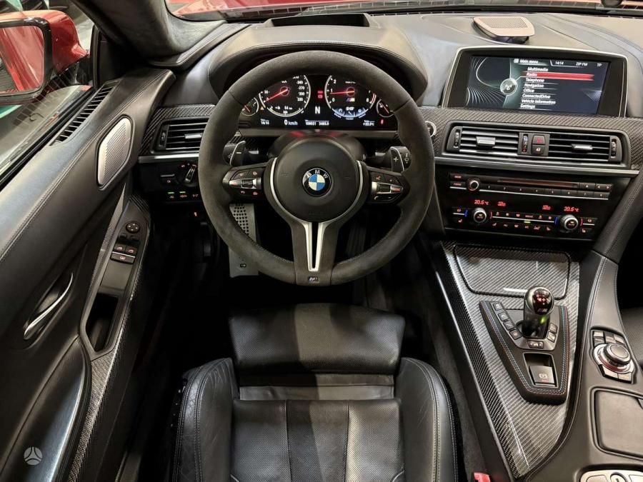 Sarkans BMW M6 2014 Viļņa, ar dzinēja tilpumu 4.40 L un nobraukumu 108 tūkst. km par 29999 €, foto 22 vietnē AUTOMOTO.COM.LV