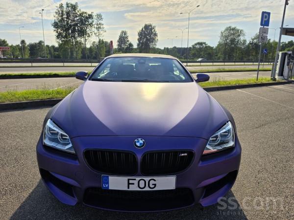 Violet BMW M6 2014 in Riga, with an engine capacity of 4.40 L and mileage of 70 thousand km for 31500 €, photo 1 on AUTOMOTO.COM.LV