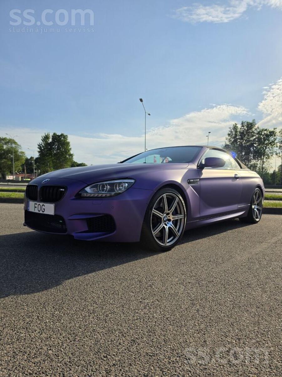 Violet BMW M6 2014 in Riga, with an engine capacity of 4.40 L and mileage of 70 thousand km for 31500 €, photo 4 on AUTOMOTO.COM.LV