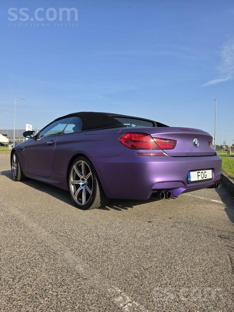 Violet BMW M6 2014 in Riga, with an engine capacity of 4.40 L and mileage of 70 thousand km for 31500 €, photo 5 on AUTOMOTO.COM.LV