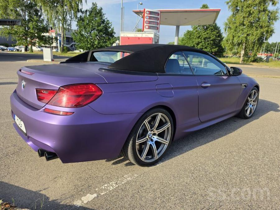 Violet BMW M6 2014 in Riga, with an engine capacity of 4.40 L and mileage of 70 thousand km for 31500 €, photo 6 on AUTOMOTO.COM.LV