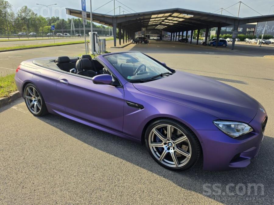 Violet BMW M6 2014 in Riga, with an engine capacity of 4.40 L and mileage of 70 thousand km for 31500 €, photo 18 on AUTOMOTO.COM.LV