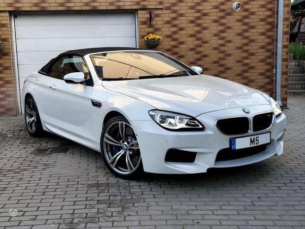 White BMW M6 2016 in Anyksciai, with an engine capacity of 4.40 L and mileage of 53 thousand km for 32500 €, photo 2 on AUTOMOTO.COM.LV
