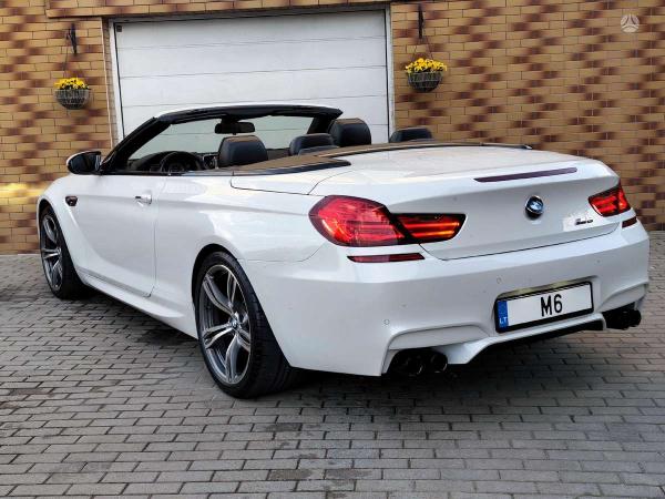 White BMW M6 2016 in Anyksciai, with an engine capacity of 4.40 L and mileage of 53 thousand km for 32500 €, photo 4 on AUTOMOTO.COM.LV