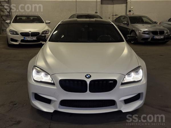 Balts BMW M6 2017 Rīga, ar dzinēja tilpumu 4.40 L un nobraukumu 136 tūkst. km par 38990 €, foto 1 vietnē AUTOMOTO.COM.LV