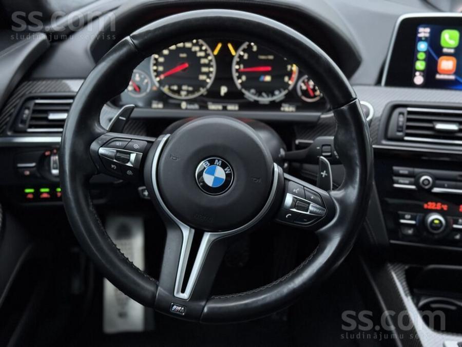 White BMW M6 2017 in Riga, with an engine capacity of 4.40 L and mileage of 136 thousand km for 38990 €, photo 16 on AUTOMOTO.COM.LV