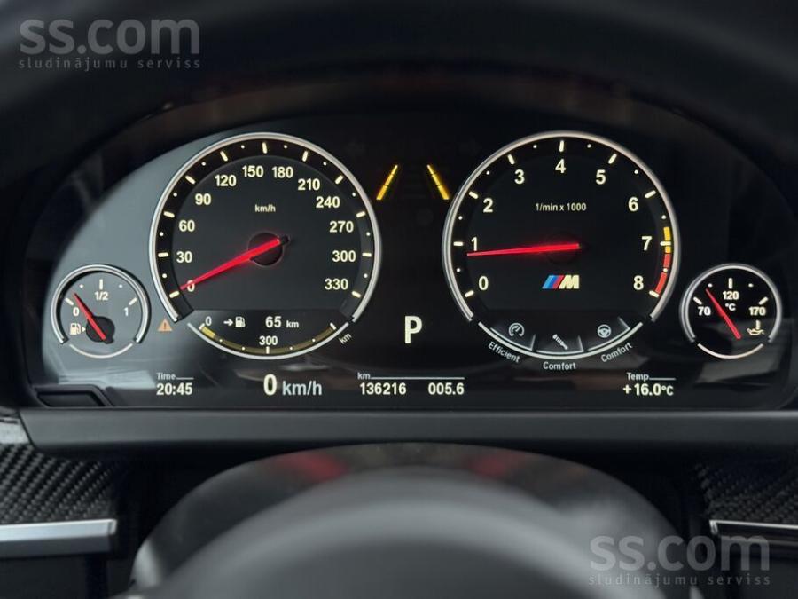 White BMW M6 2017 in Riga, with an engine capacity of 4.40 L and mileage of 136 thousand km for 38990 €, photo 17 on AUTOMOTO.COM.LV