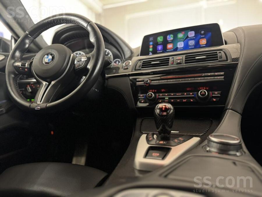 White BMW M6 2017 in Riga, with an engine capacity of 4.40 L and mileage of 136 thousand km for 39900 €, photo 24 on AUTOMOTO.COM.LV