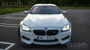 Balts BMW M6 2014 Daugavpils, ar dzinēja tilpumu 4.40 L un nobraukumu 86 tūkst. km par 49000 €, foto  vietnē AUTOMOTO.COM.LV