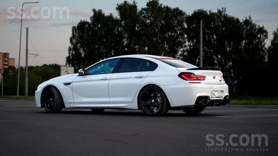 Balts BMW M6 2014 Daugavpils, ar dzinēja tilpumu 4.40 L un nobraukumu 86 tūkst. km par 49000 €, foto 3 vietnē AUTOMOTO.COM.LV