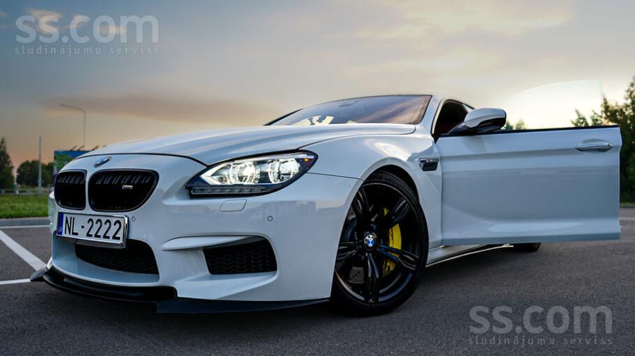 Balts BMW M6 2014 Daugavpils, ar dzinēja tilpumu 4.40 L un nobraukumu 86 tūkst. km par 49000 €, foto 4 vietnē AUTOMOTO.COM.LV