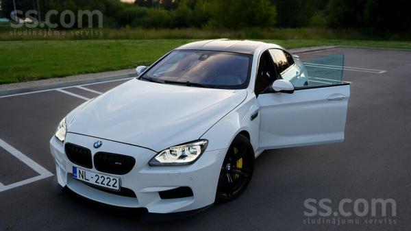 Balts BMW M6 2014 Daugavpils, ar dzinēja tilpumu 4.40 L un nobraukumu 86 tūkst. km par 49000 €, foto 6 vietnē AUTOMOTO.COM.LV