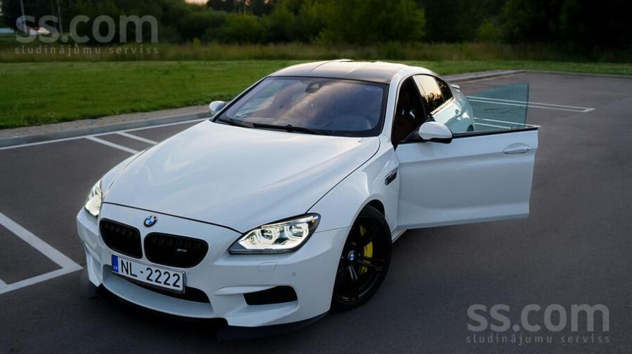 Balts BMW M6 2014 Daugavpils, ar dzinēja tilpumu 4.40 L un nobraukumu 86 tūkst. km par 49000 €, foto 7 vietnē AUTOMOTO.COM.LV