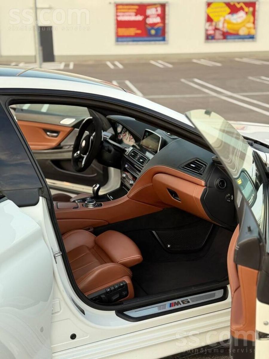 Balts BMW M6 2014 Daugavpils, ar dzinēja tilpumu 4.40 L un nobraukumu 86 tūkst. km par 49000 €, foto 21 vietnē AUTOMOTO.COM.LV