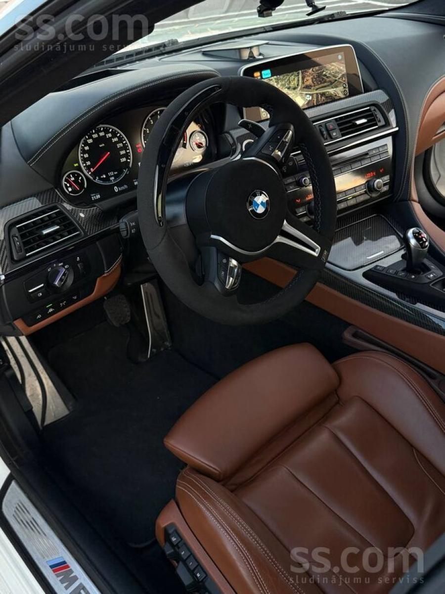 Balts BMW M6 2014 Daugavpils, ar dzinēja tilpumu 4.40 L un nobraukumu 86 tūkst. km par 49000 €, foto 22 vietnē AUTOMOTO.COM.LV
