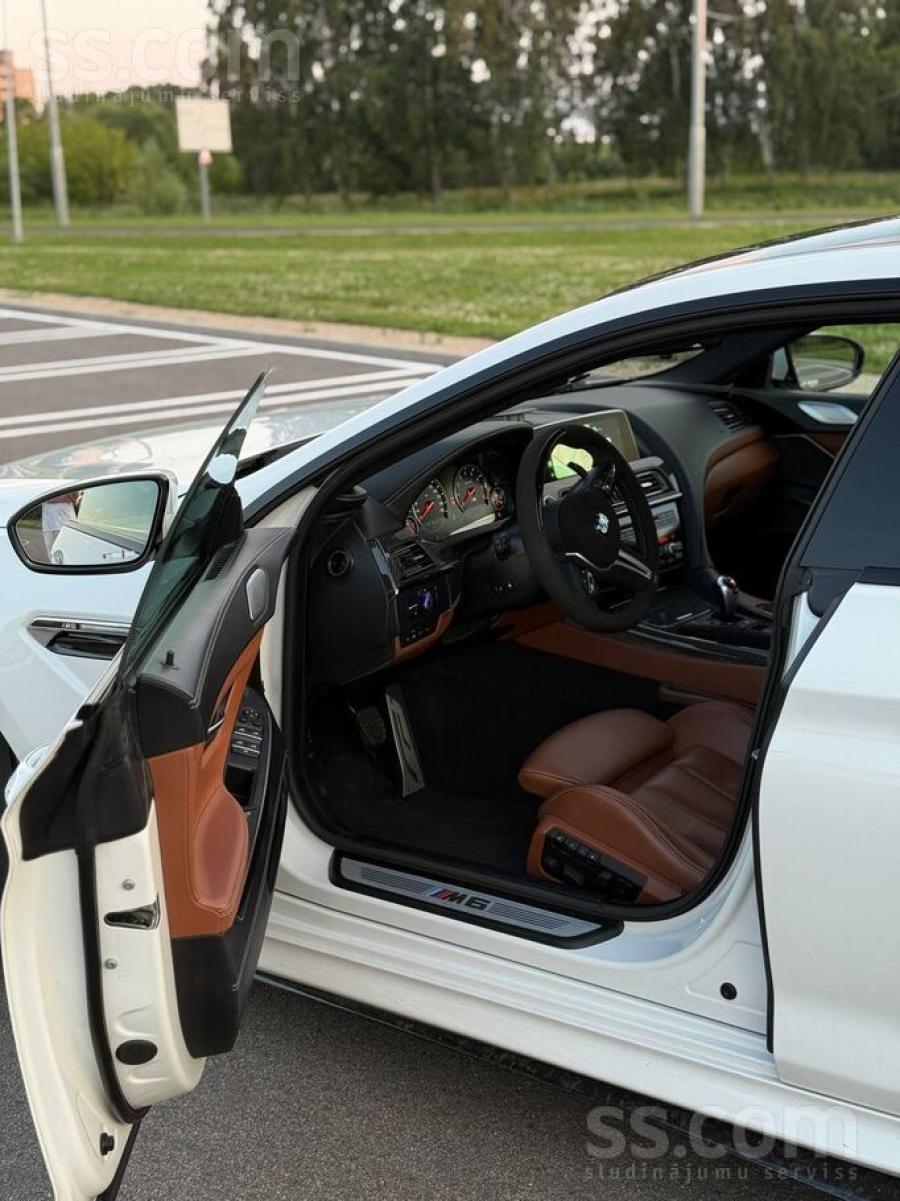 Balts BMW M6 2014 Daugavpils, ar dzinēja tilpumu 4.40 L un nobraukumu 86 tūkst. km par 49000 €, foto 24 vietnē AUTOMOTO.COM.LV