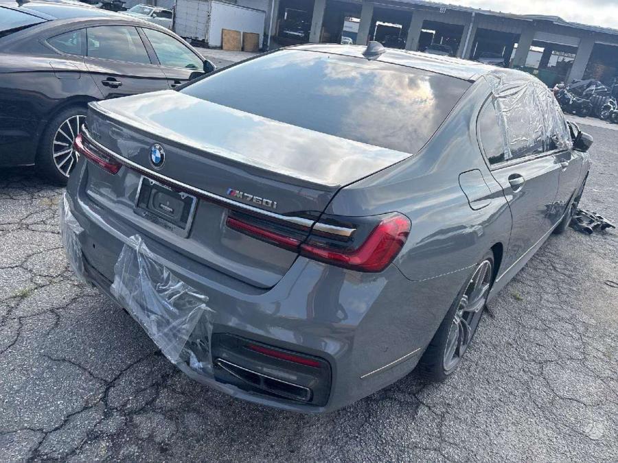 Grey BMW m760 2020 in Kaunas, with an engine capacity of 6.59 L and mileage of 105 thousand km for 36900 €, photo 3 on AUTOMOTO.COM.LV