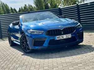 БМВ M8 2019 в Каунас на AUTOMOTO.COM.LV Синий БМВ M8 2019 в Каунас, объемом двигателя 4.40 л и пробегом 104 тыс. км за 61999 €, фото 1 на AUTOMOTO.COM.LV