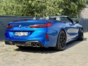 Blue BMW M8 2019 in Kaunas, with an engine capacity of 4.40 L and mileage of 104 thousand km for 61999 €, photo 5 on AUTOMOTO.COM.LV