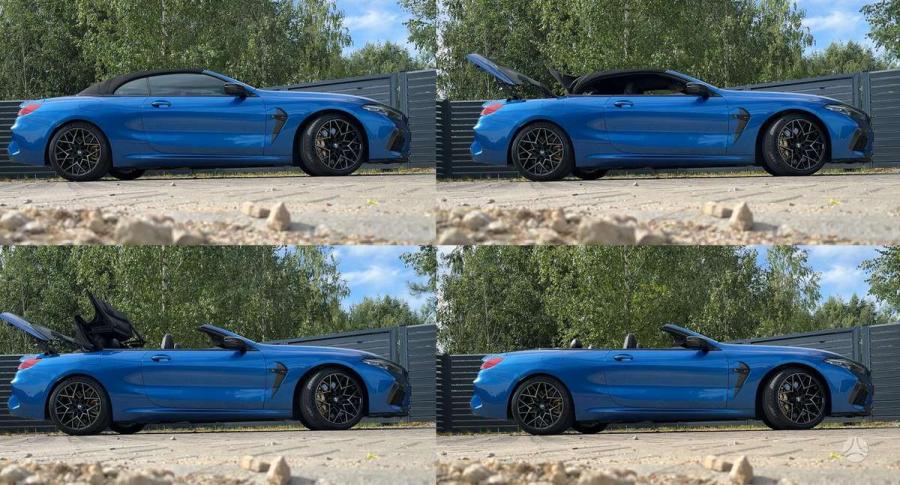 Blue BMW M8 2019 in Kaunas, with an engine capacity of 4.40 L and mileage of 104 thousand km for 61999 €, photo 8 on AUTOMOTO.COM.LV