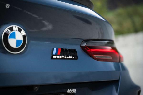 Blue BMW M8 2020 in Vilnius, with an engine capacity of 4.40 L and mileage of 54 thousand km for 71500 €, photo 9 on AUTOMOTO.COM.LV