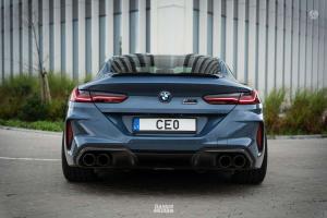 Blue BMW M8 2020 in Vilnius, with an engine capacity of 4.40 L and mileage of 54 thousand km for 71500 €, photo 10 on AUTOMOTO.COM.LV