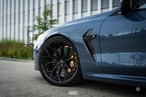 Blue BMW M8 2020 in Vilnius, with an engine capacity of 4.40 L and mileage of 54 thousand km for 71500 €, photo 13 on AUTOMOTO.COM.LV