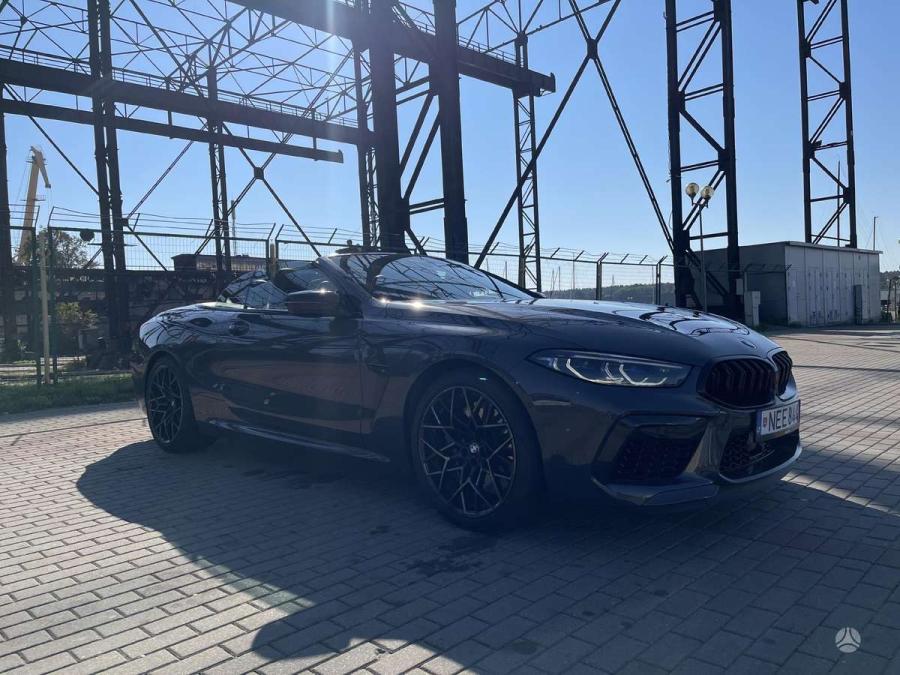 Grey BMW M8 2020 in Klaipeda, with an engine capacity of 4.40 L and mileage of 24 thousand km for 60989 €, photo 1 on AUTOMOTO.COM.LV