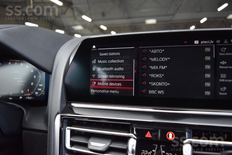 Pelēks BMW M8 2020 Rīga, ar dzinēja tilpumu 4.40 L un nobraukumu 40 tūkst. km par 79500 €, foto 8 vietnē AUTOMOTO.COM.LV