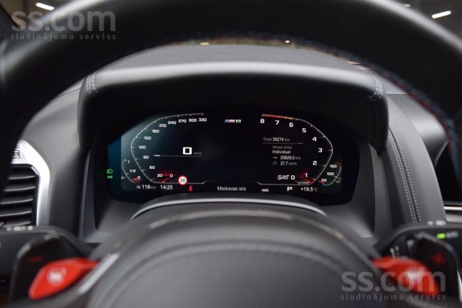 Pelēks BMW M8 2020 Rīga, ar dzinēja tilpumu 4.40 L un nobraukumu 40 tūkst. km par 79500 €, foto 12 vietnē AUTOMOTO.COM.LV