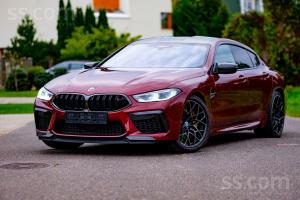 Sarkans BMW M8 2024 Rīga, ar dzinēja tilpumu 4.40 L un nobraukumu 37 tūkst. km par 89700 €, foto  vietnē AUTOMOTO.COM.LV