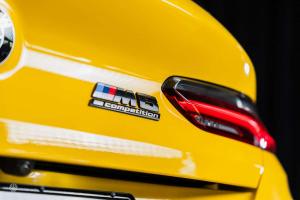 Yellow BMW M8 2022 in Vilnius, with an engine capacity of 4.40 L and mileage of 48 thousand km for 99999 €, photo 11 on AUTOMOTO.COM.LV