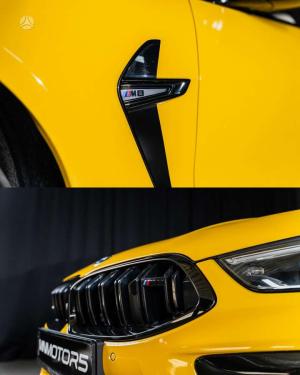 Yellow BMW M8 2022 in Vilnius, with an engine capacity of 4.40 L and mileage of 48 thousand km for 99999 €, photo 13 on AUTOMOTO.COM.LV