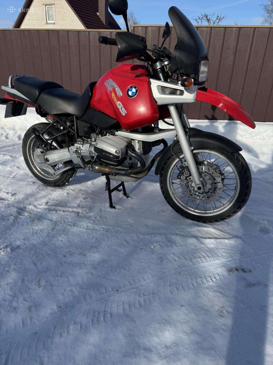 Sarkans BMW R 1100GS 1995 Raseiniai, ar dzinēja tilpumu 1.10 L un nobraukumu 100 tūkst. km par 2300 €, foto 1 vietnē AUTOMOTO.COM.LV