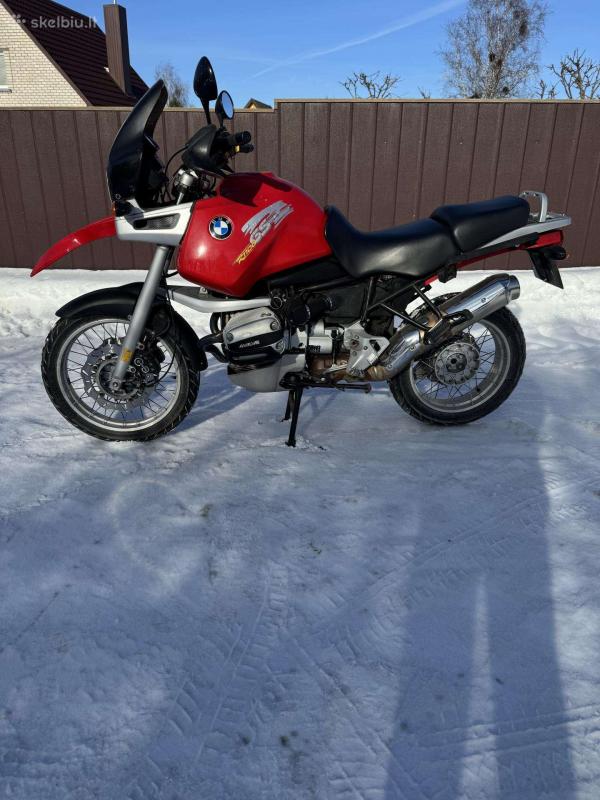 Sarkans BMW R 1100GS 1995 Raseiniai, ar dzinēja tilpumu 1.10 L un nobraukumu 100 tūkst. km par 2300 €, foto 5 vietnē AUTOMOTO.COM.LV