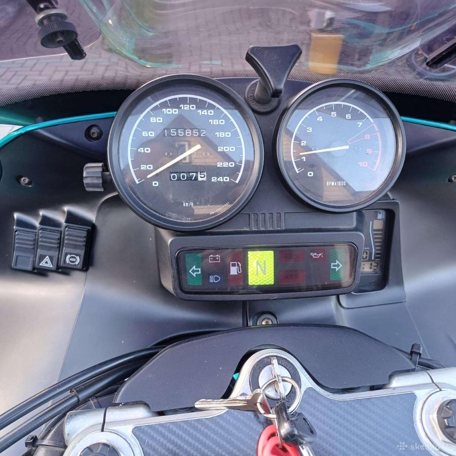 Green BMW R 1100RS 1994 in Panevezys, with an engine capacity of 1.10 L and mileage of 156 thousand km for 2100 €, photo 9 on AUTOMOTO.COM.LV